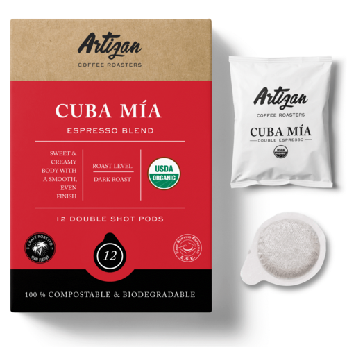 Organic & Compostable ESE Pods | Cuba Mia Cuban Coffee Blend